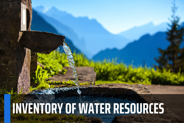 How often is an inventory of water resources taken? Who is responsible ...