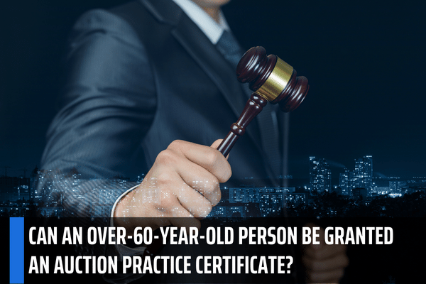 Can an over-60-year-old person be granted an auction practice ...
