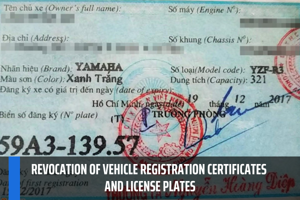 When will the vehicle registration certificates and license plates in ...