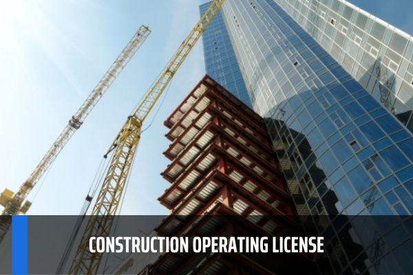 What is the application form for issuance of construction operating ...