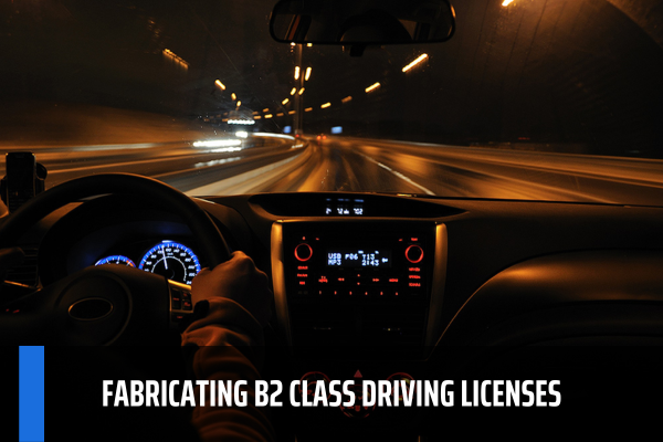 What is the current penalty level for fabricating B2 class driving ...