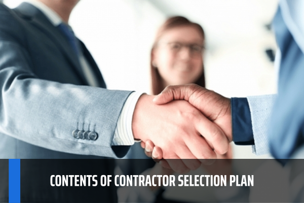 What are the contents of contractor selection plan in Vietnam from ...