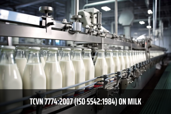 What is the Vietnam's National Standard TCVN 7774:2007 (ISO 5542:1984) on Milk - Determination ...