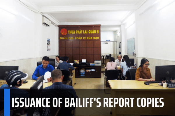 What are the regulations on issuance of bailiff's report copies? What ...
