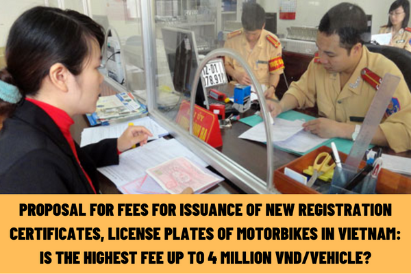 Proposal for fees for issuance of new registration certificates ...