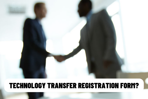 What is the current technology transfer registration form in Vietnam ...