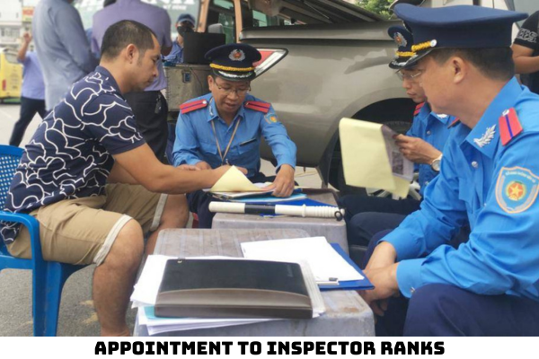Vietnam: What is the appointment of inspector ranks for persons working ...