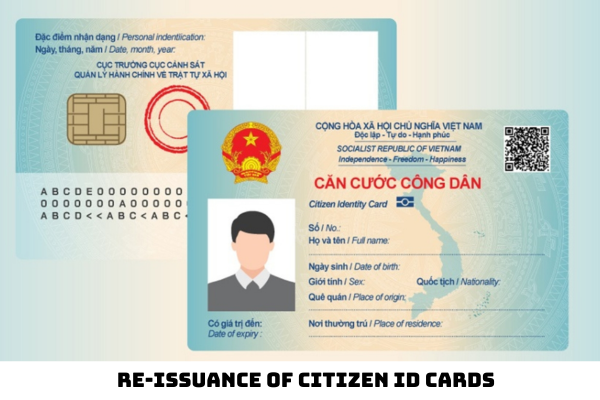 Are Vietnamese citizens applying for re-issuance of a citizen ID card ...