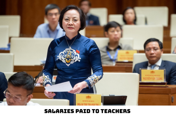 Vietnam: Is it proposed to specify salaries paid to teachers at the ...