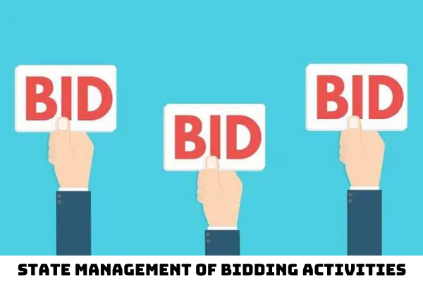 Vietnam: What are the contents of state management of bidding ...