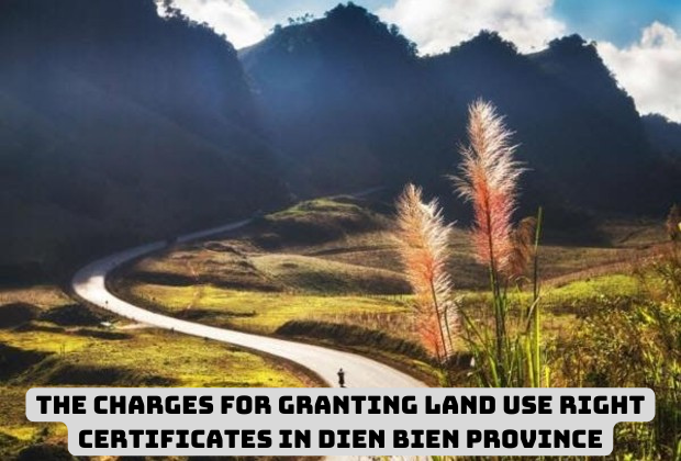 What are the charges for granting land use right Certificates in Dien ...